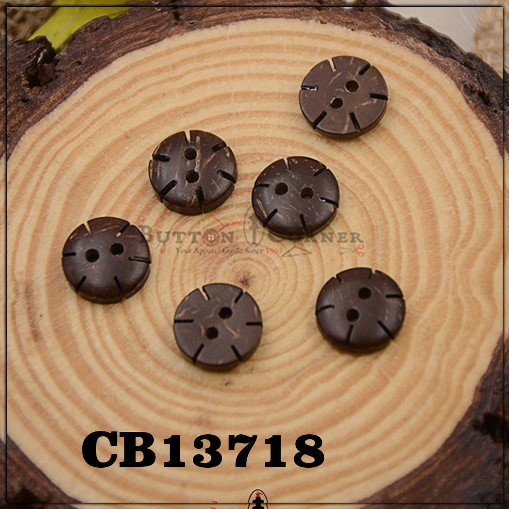 Blossom Shape 2 Hole Coconut Button – Button Corner