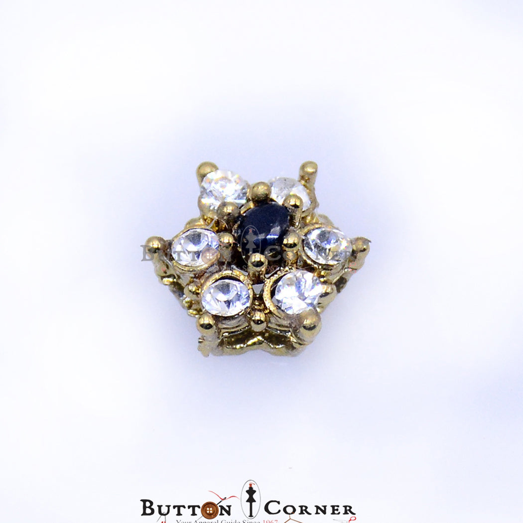 Fancy Star Shape Crystal Button – Button Corner