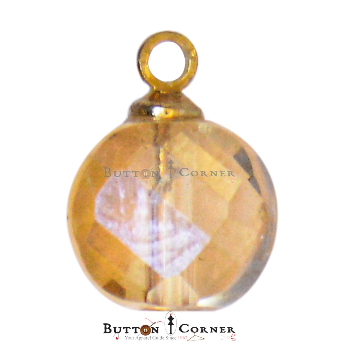 Metal Hook Crystal Button – Button Corner