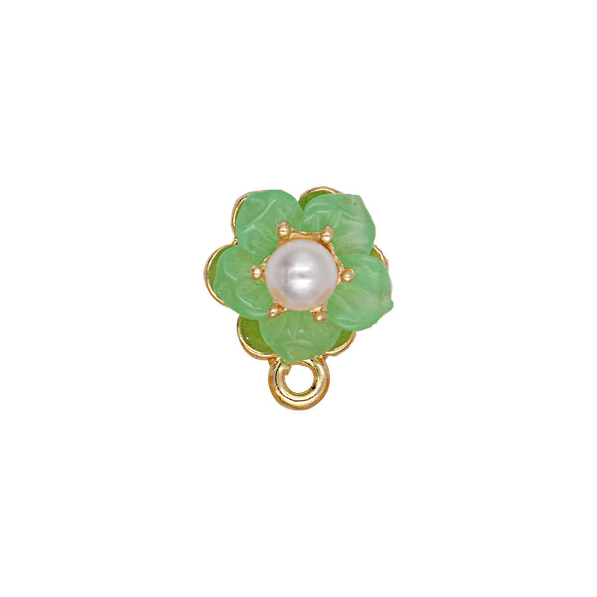 Metal Base Flower Hanging Button – Button Corner