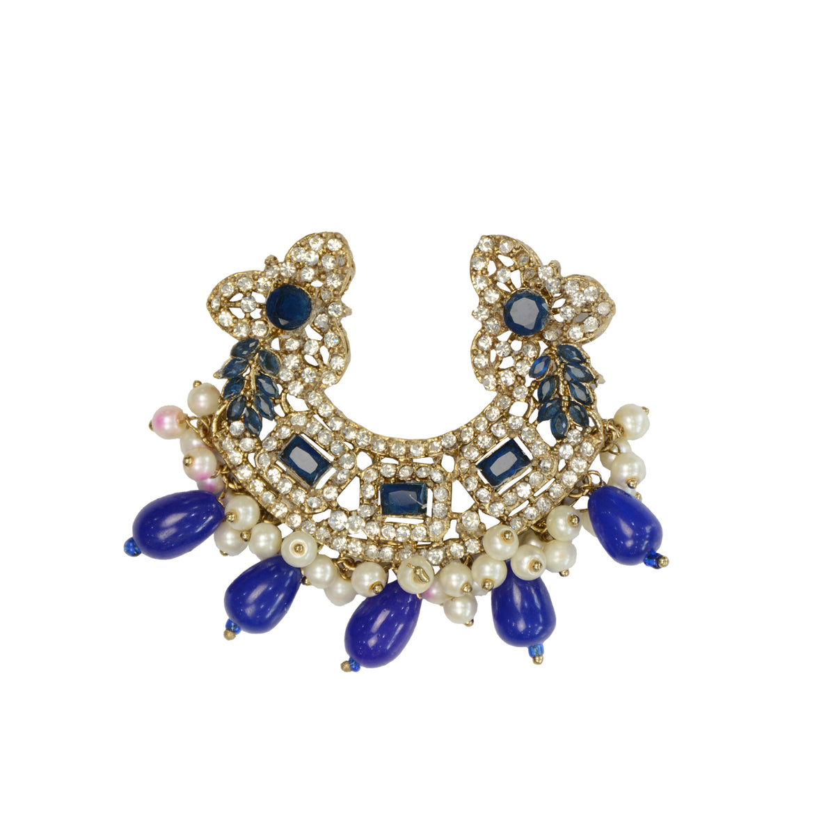 Gold Base Fancy Kundan Button – Button Corner