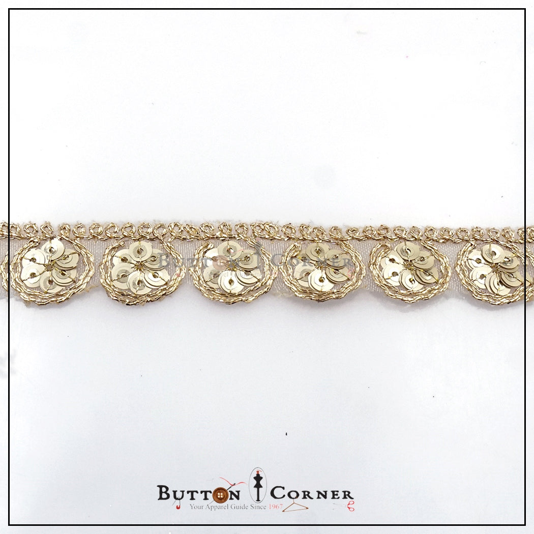 Fancy Sequence Lace – Button Corner