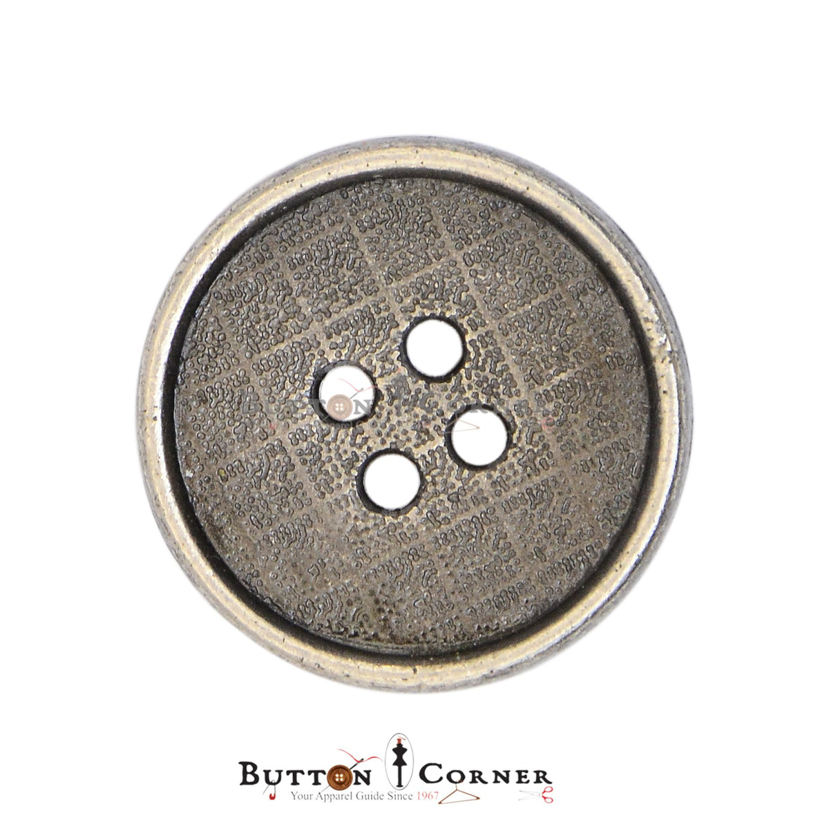 Check Design 4 Hole Suiting Button – Button Corner