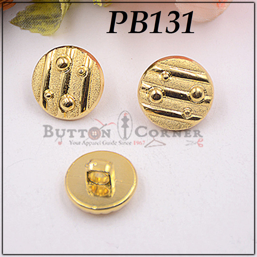 Lining With Dots Plastic Shank Button – Button Corner