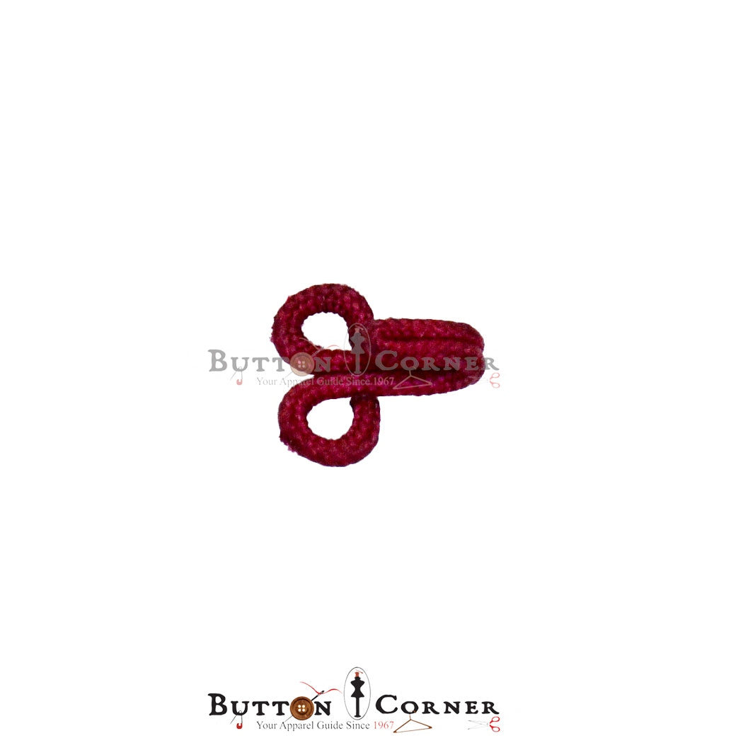 Fabric Covered Hook – Button Corner
