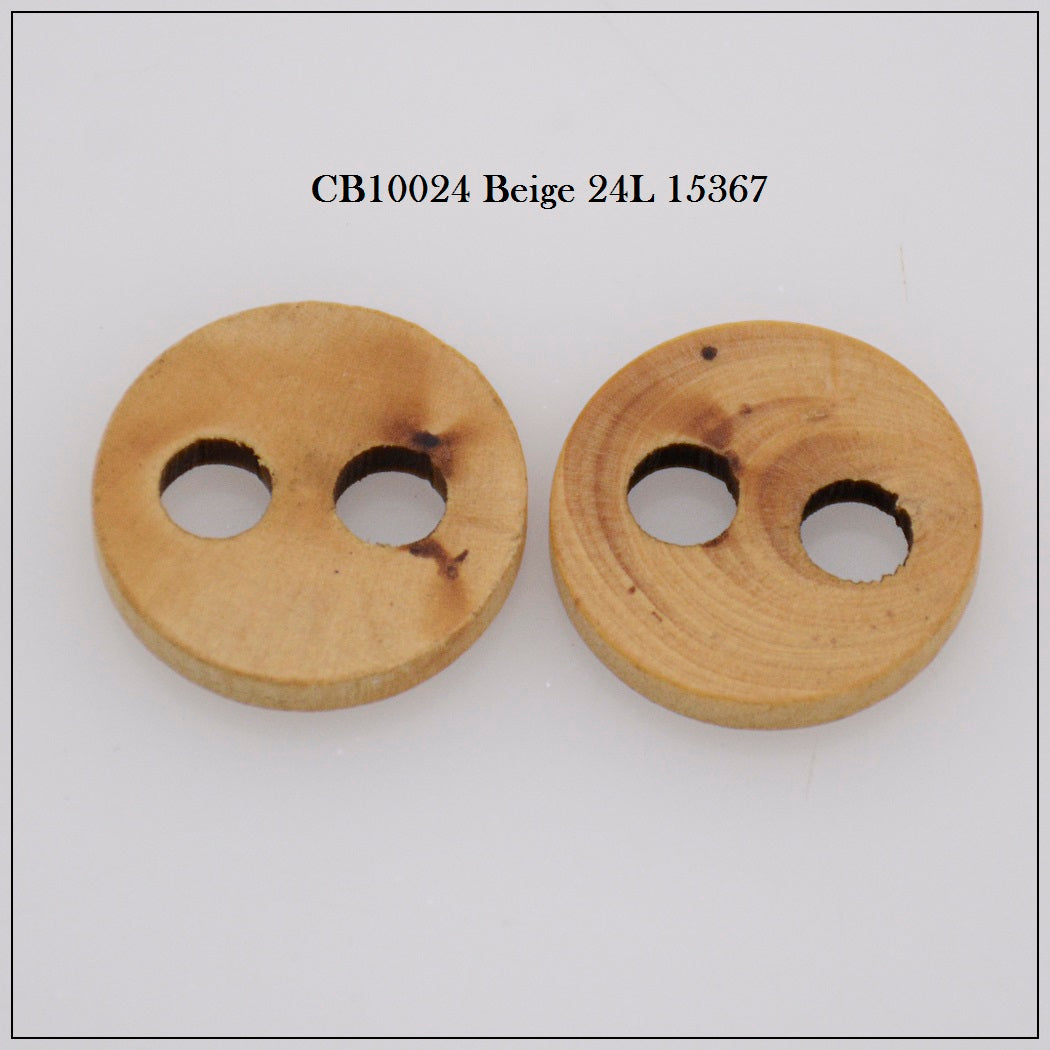 Plain Large 2 Hole Coconut Button – Button Corner