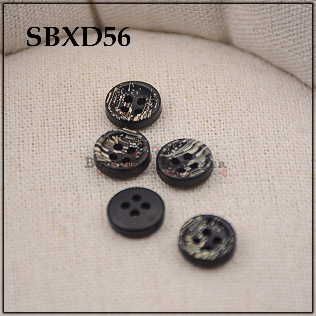 Painted 4 Hole Plastic Button – Button Corner