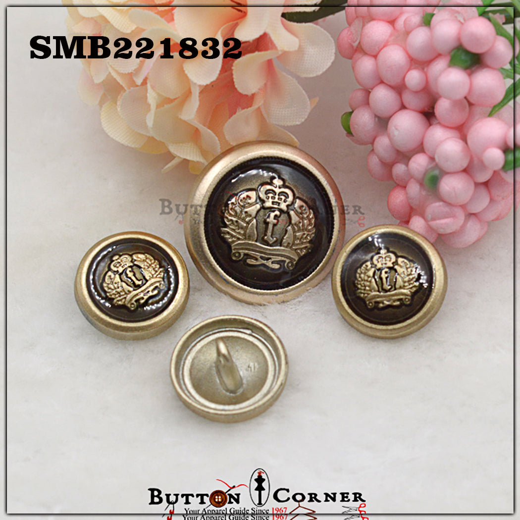 Crown Metal Suiting Button – Button Corner