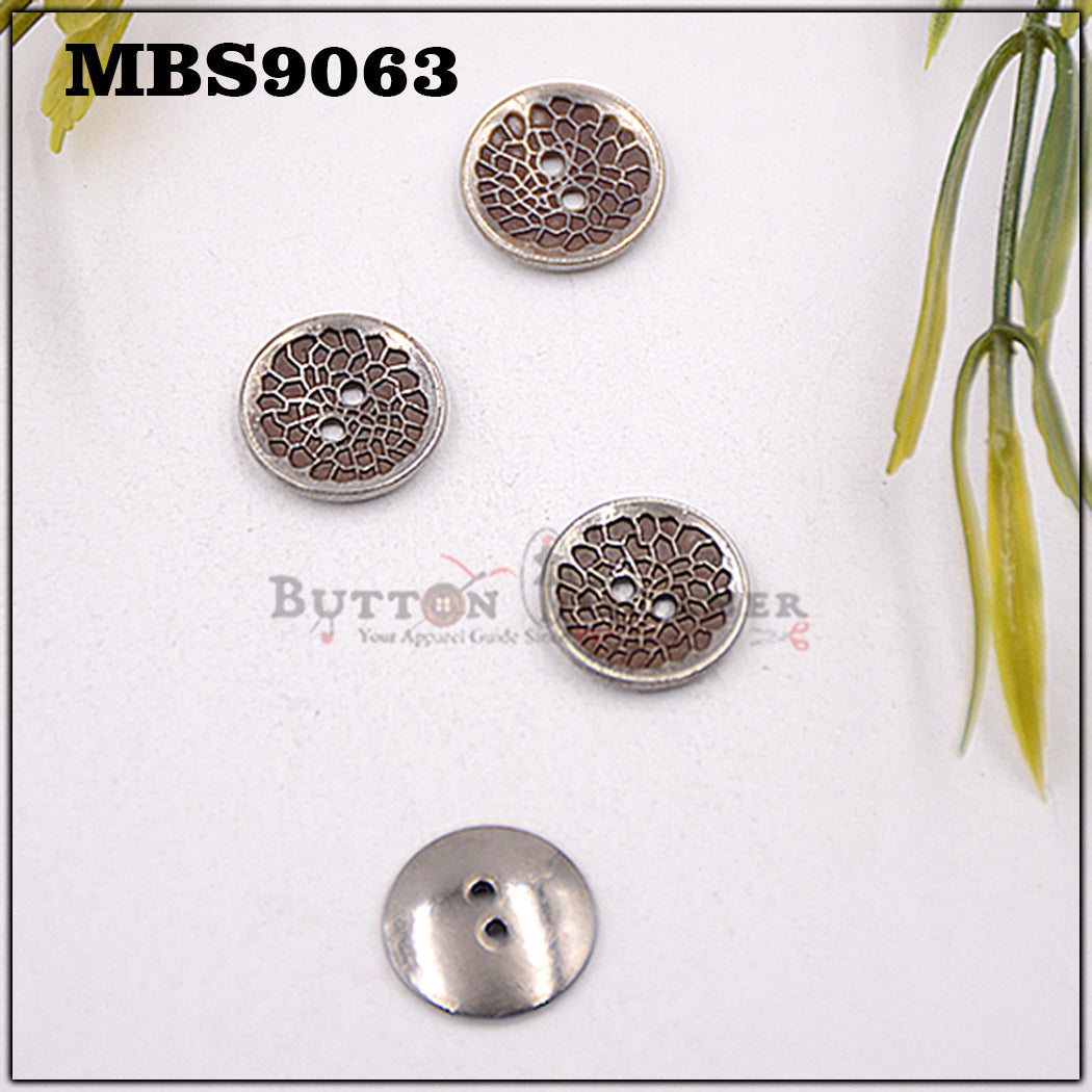 Cheetah Print 2 Hole Metal Button – Button Corner