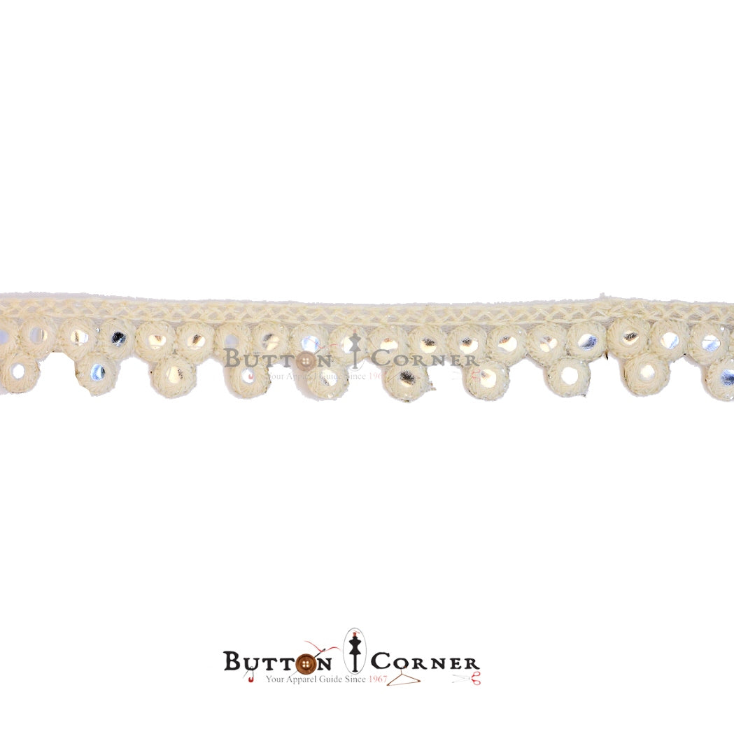 Embroidery Sitara Lace – Button Corner