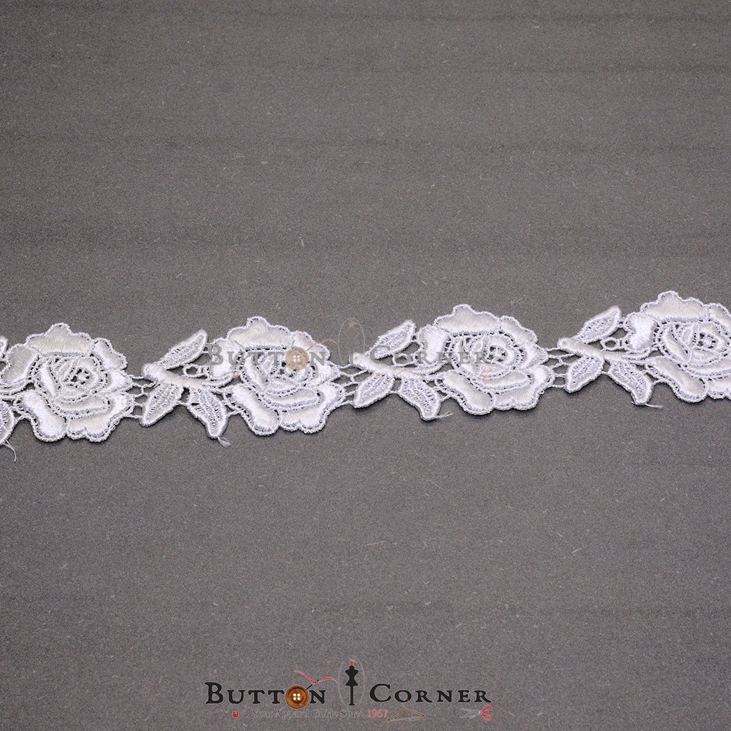 Flower Shuttle Lace – Button Corner