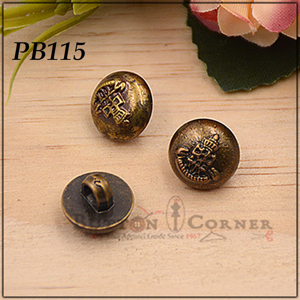 Vintage Design Plastic Shank Button – Button Corner