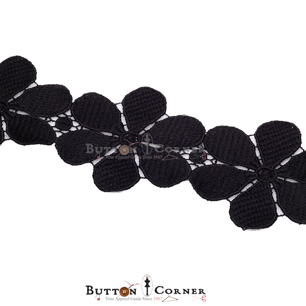 Flower Shuttle Lace – Button Corner