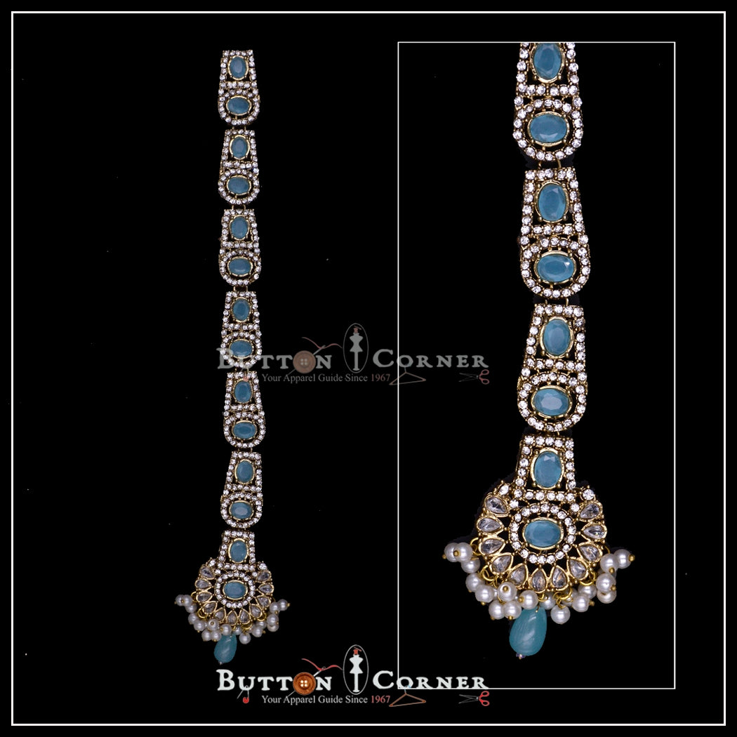 Fancy Kundan Button Patti – Button Corner