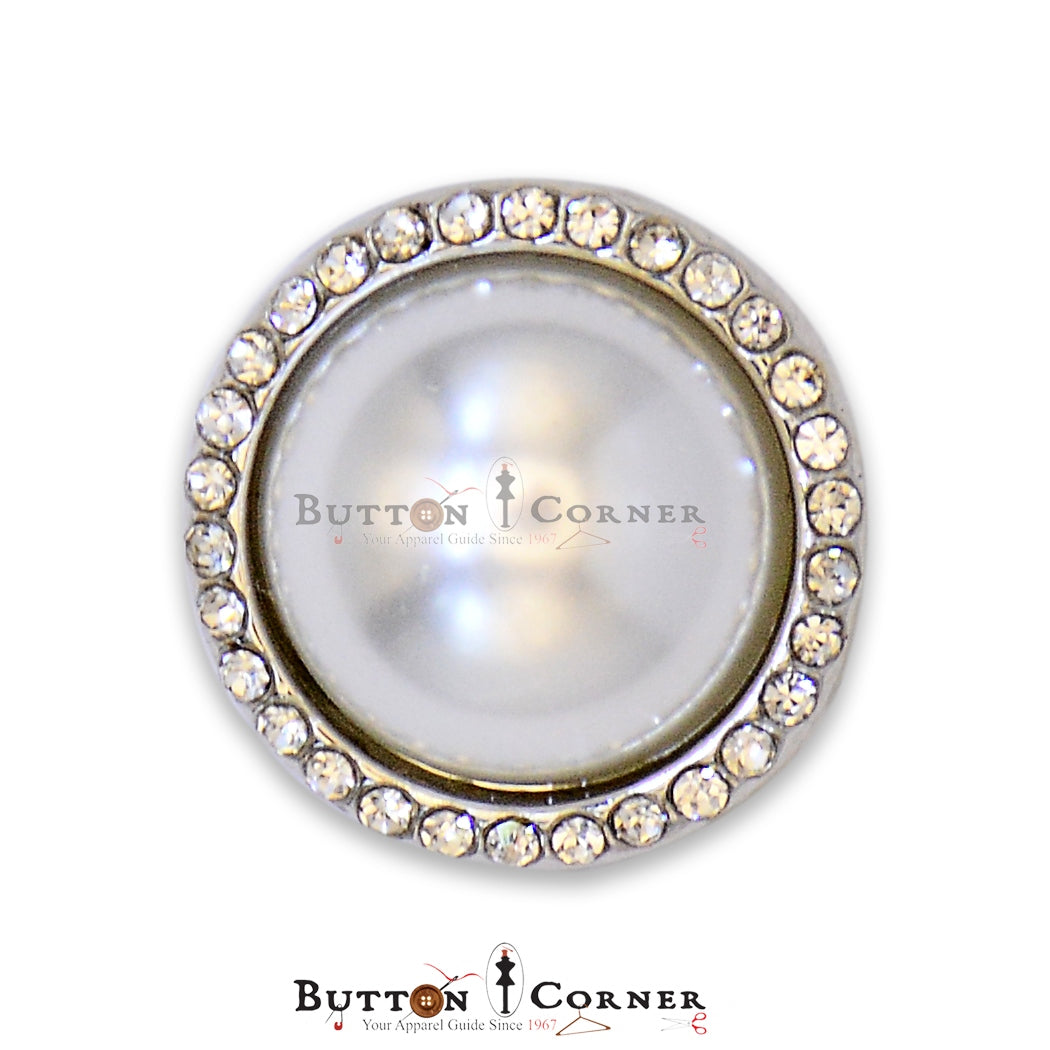Stone Border Center Pearl Fancy Button – Button Corner