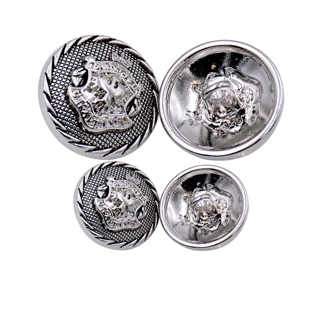 Large Crown Metal Suiting Buttons – Button Corner
