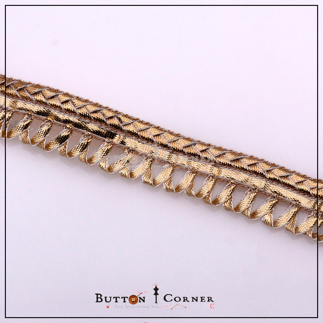 Fancy Gota Hanging Lace – Button Corner