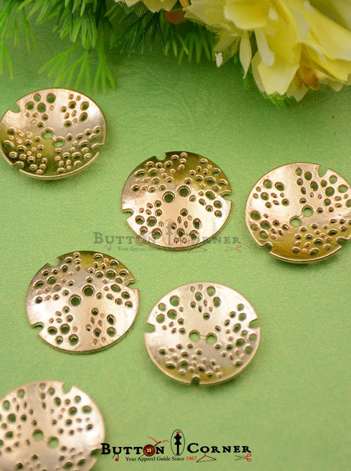 Tiny 2 Hole Metal Suiting Button – Button Corner