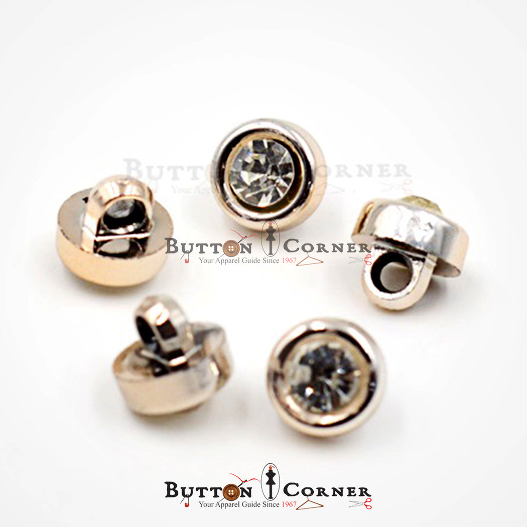 Crystal Plastic Shank Button – Button Corner