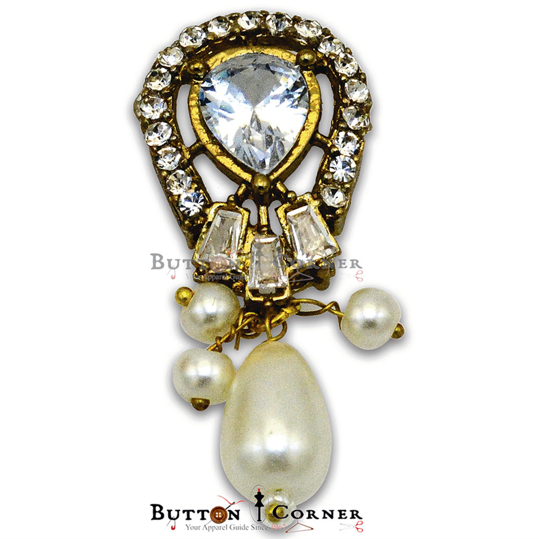 Fancy Kundan Button – Button Corner