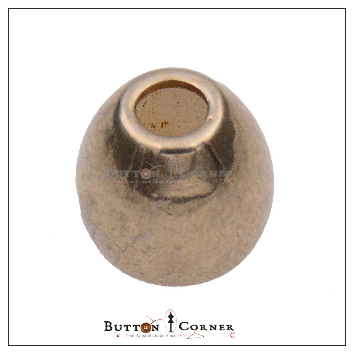 Oval Shape End Cap Plain – Button Corner