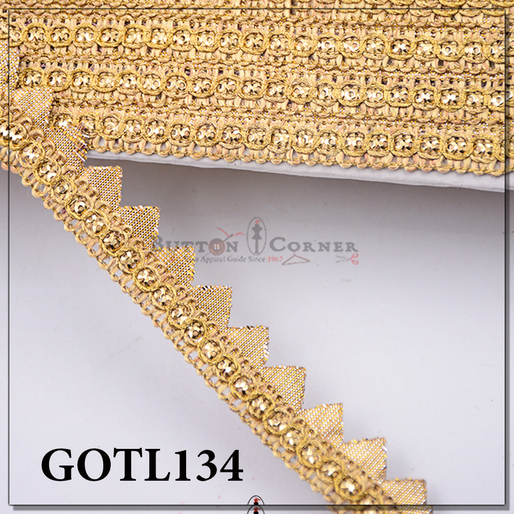 Fancy Gota Lace – Button Corner