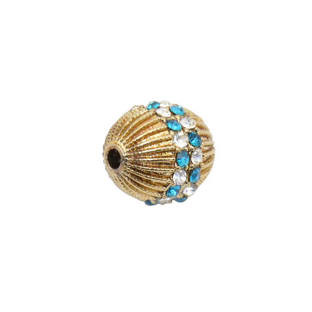 Oval Shape Fancy Kundan Button – Button Corner