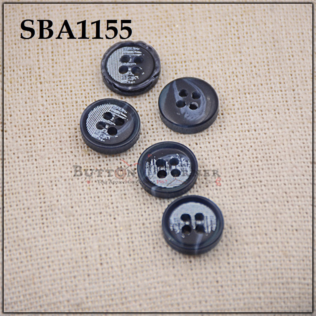 Half Print 4 Hole Plastic Button – Button Corner