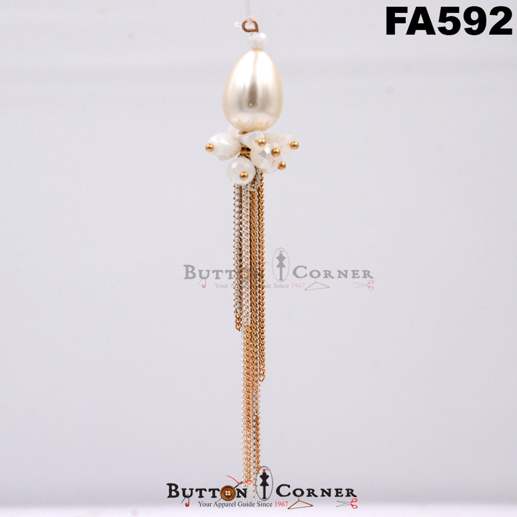 Fancy Cut Dana Pearl Hanging Button – Button Corner