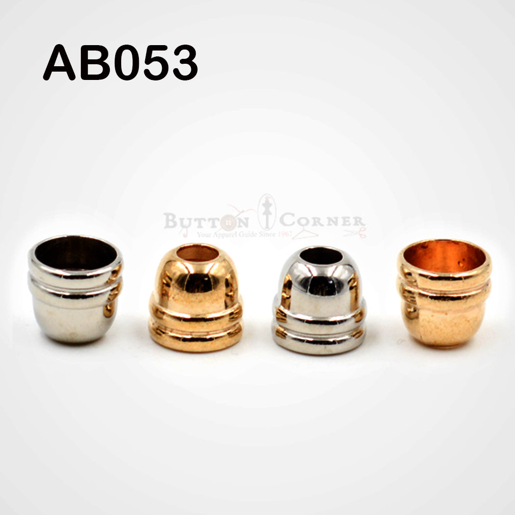 Bell Shape Design Tassel End Cap – Button Corner