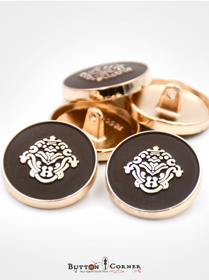 (H) Logo Metal Suiting Button – Button Corner