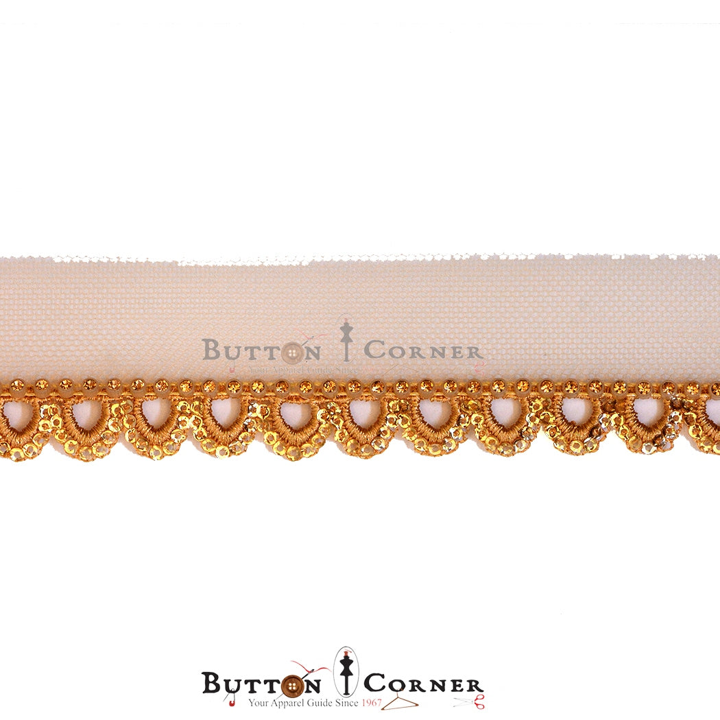 Fancy Shuttle Sequence Lace – Button Corner