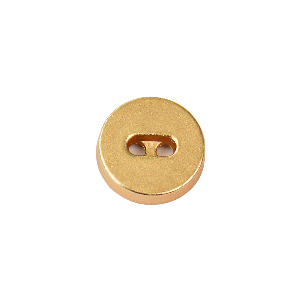 Thick Round 2 Hole Metal Button – Button Corner