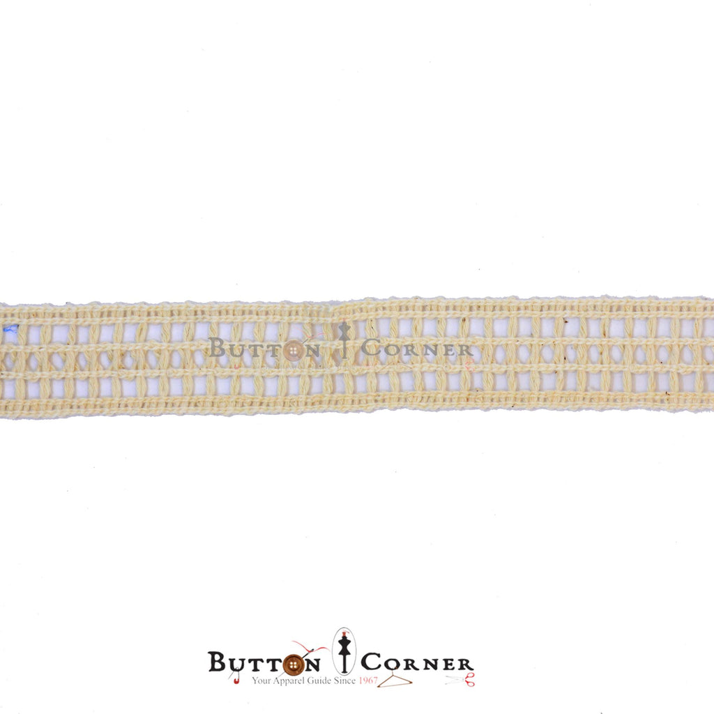 Double Side Border Crochet Lace – Button Corner