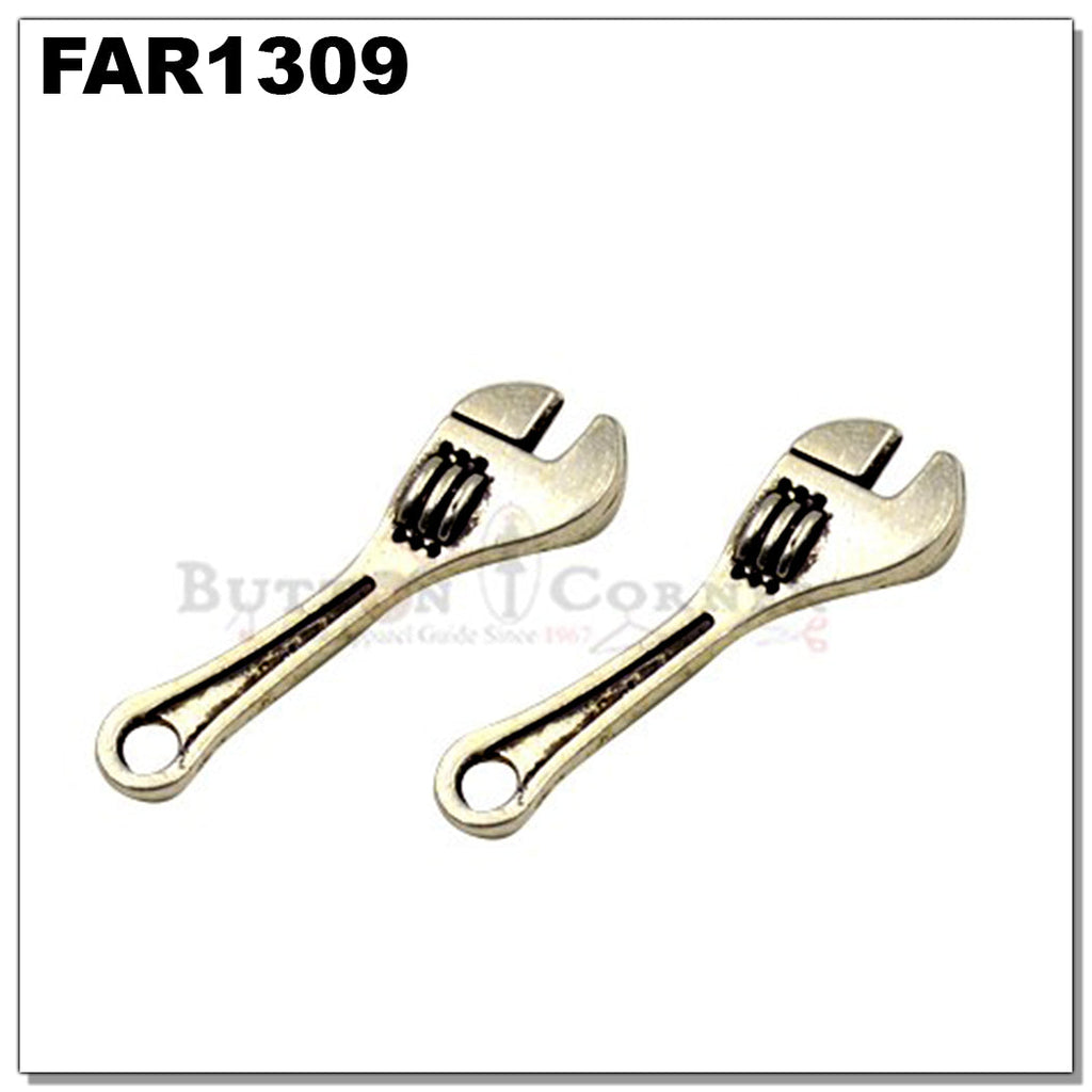 Spanner Charm – Button Corner