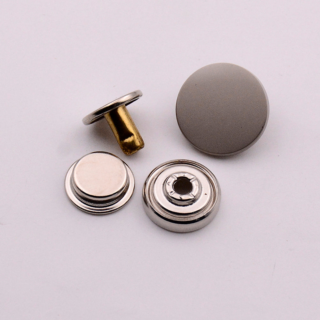 4 Part Metal Press Button – Button Corner