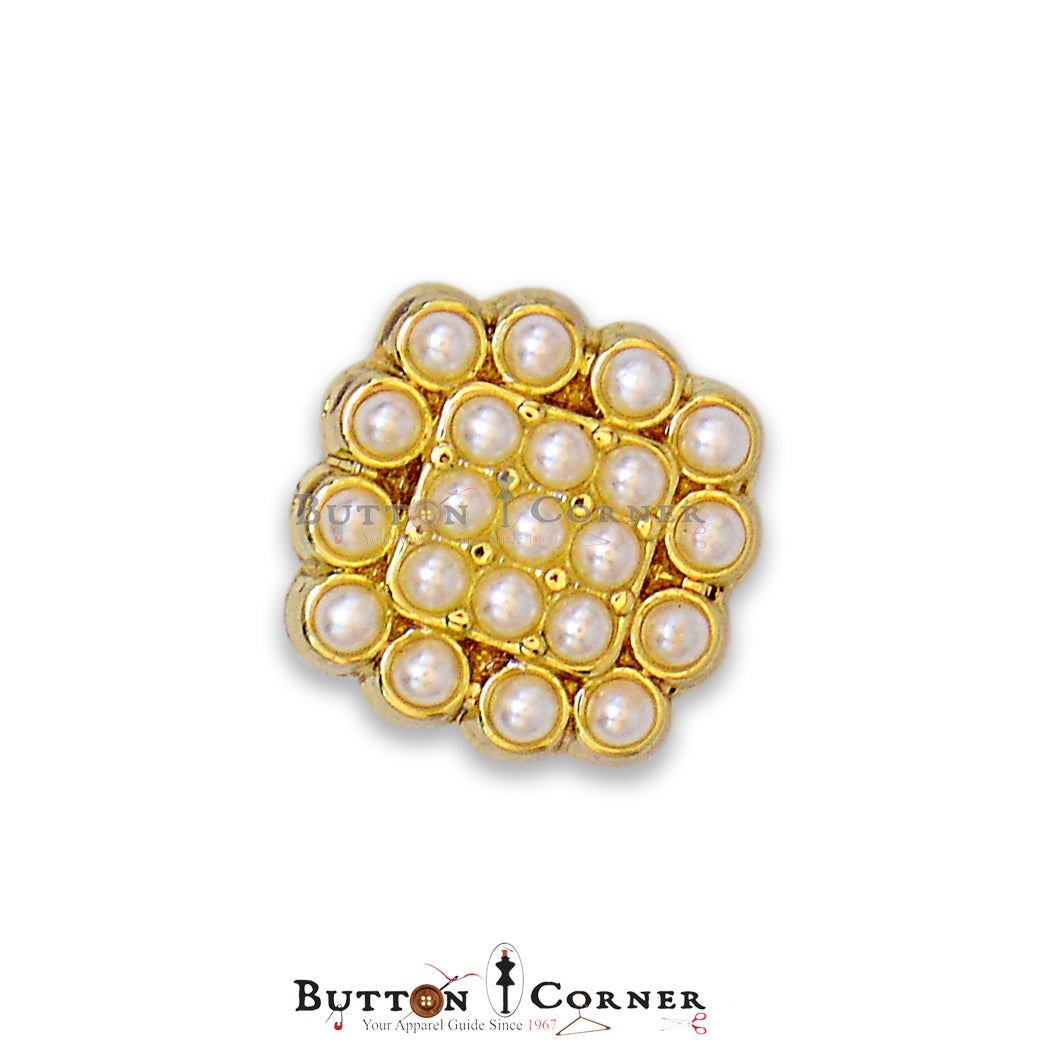 Square Shape Fancy Button – Button Corner