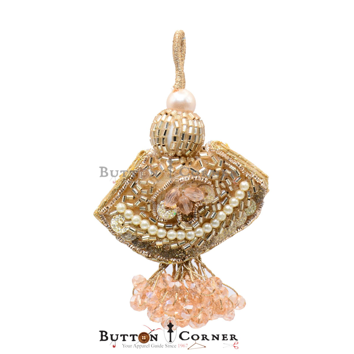 Fancy Cut Dana Crystal Tassel – Button Corner