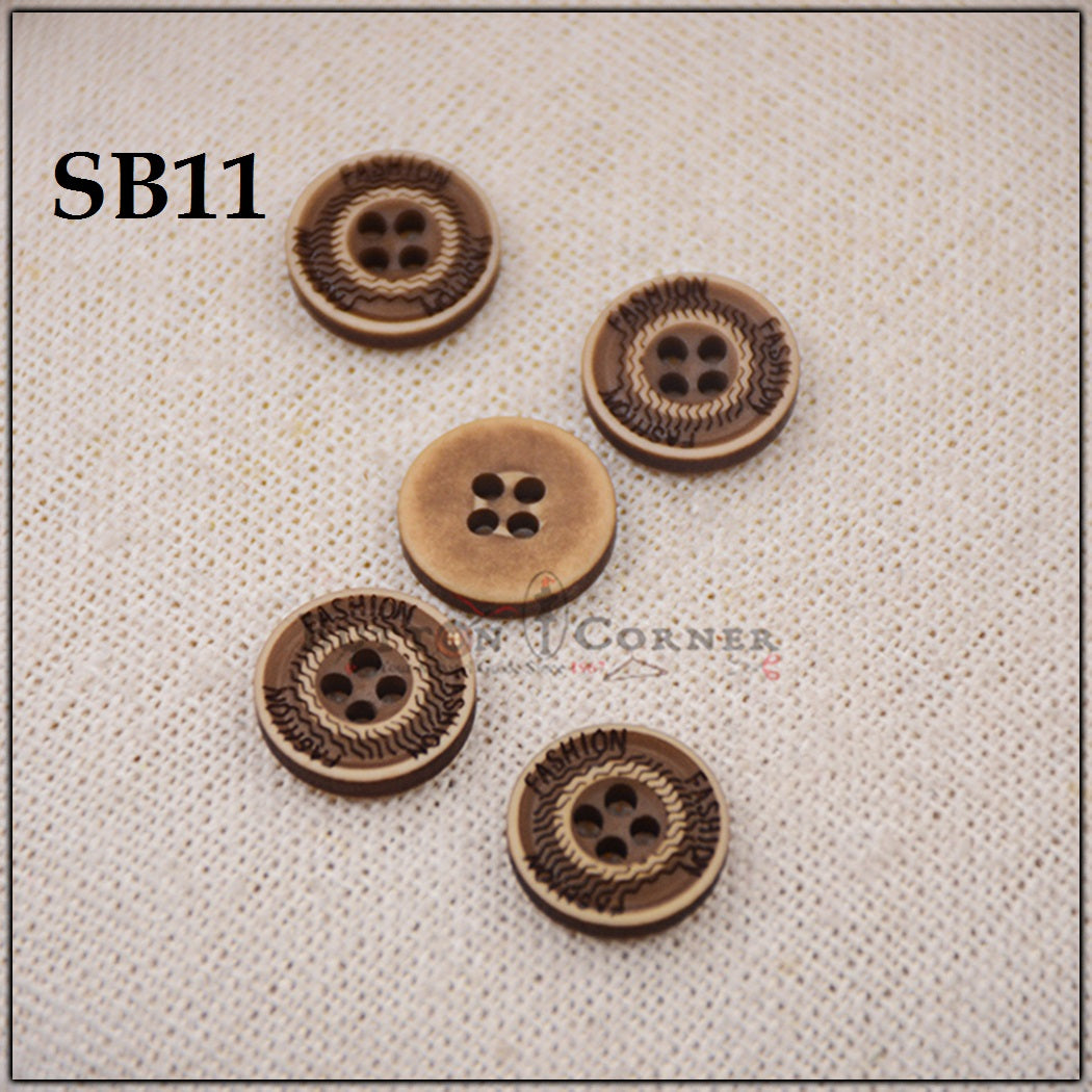 Weaving Design 4 Hole Plastic Button – Button Corner