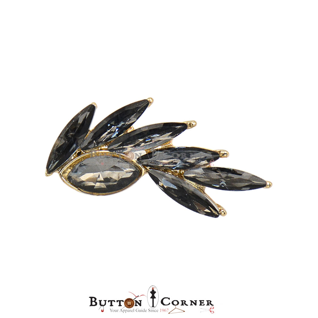 Rowan Leaf Shape Fancy Button – Button Corner