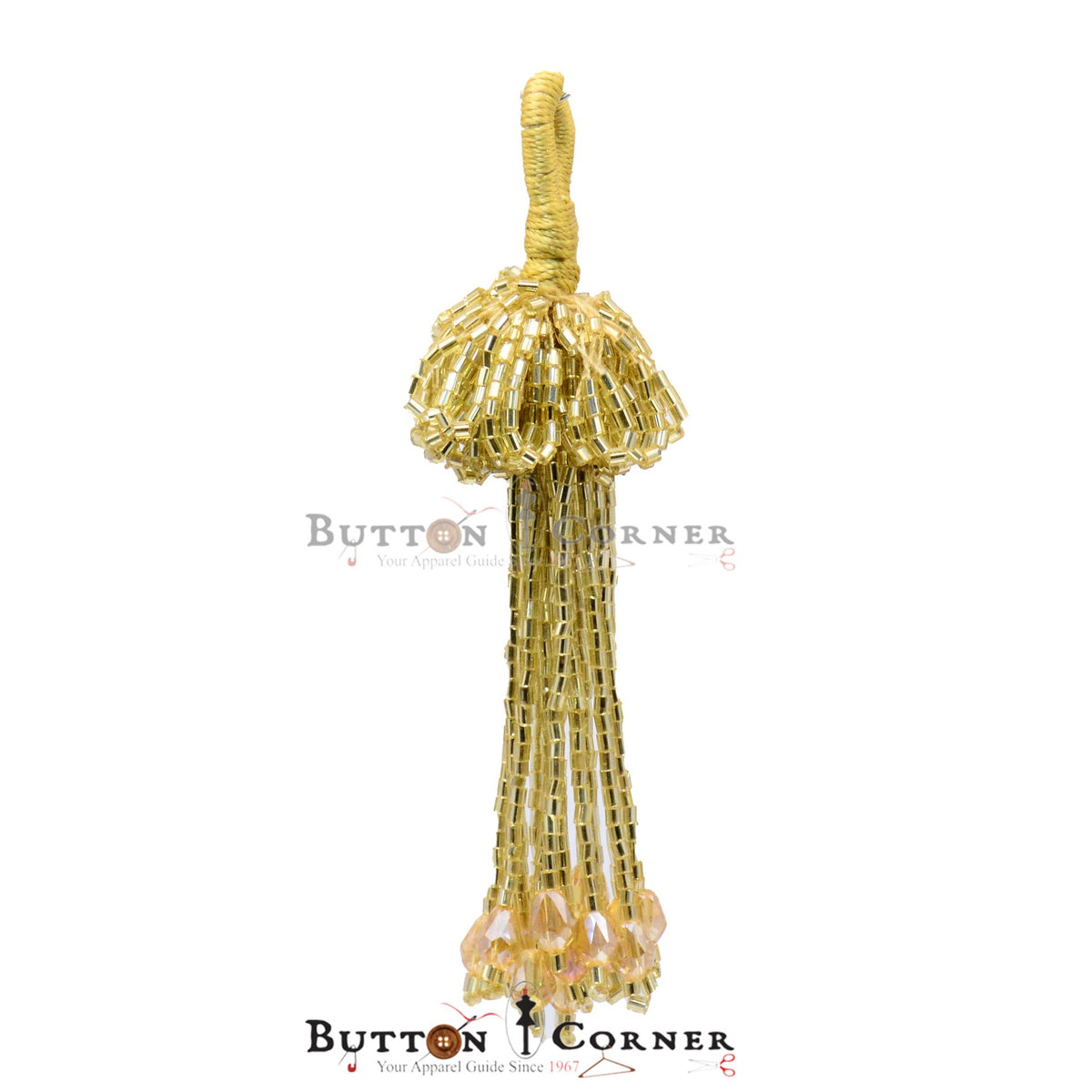 Fancy Cut Dana Crystal Tassel – Button Corner