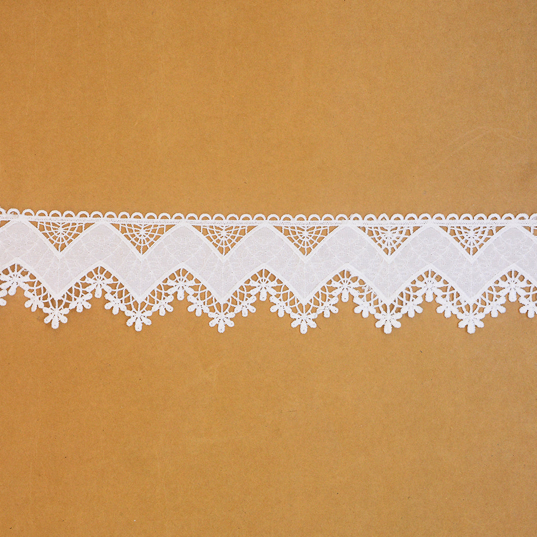 One Side Border Cotton Lace – Button Corner