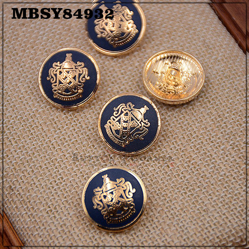 Crest Design Metal Suiting Button – Button Corner