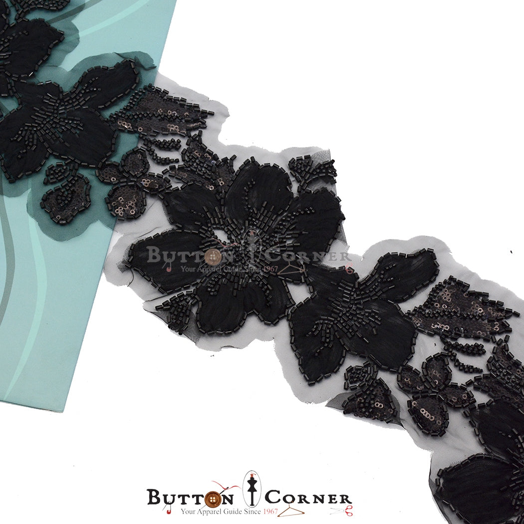 Fancy Cut Dana Sequence Lace – Button Corner