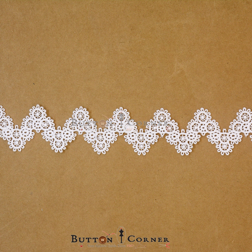 Imported Shuttle Lace – Button Corner