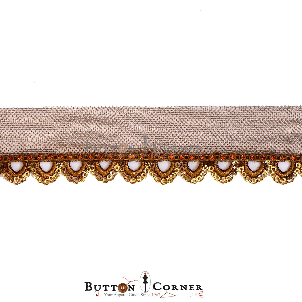 Fancy Shuttle Sequence Lace – Button Corner