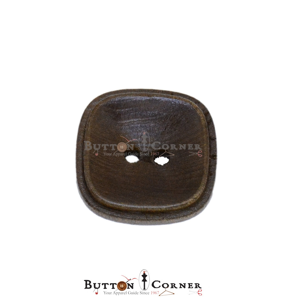 Double Border 2 Hole Wooden Button – Button Corner