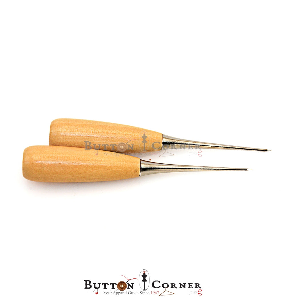 Wooden Handle Tapered Awl – Button Corner