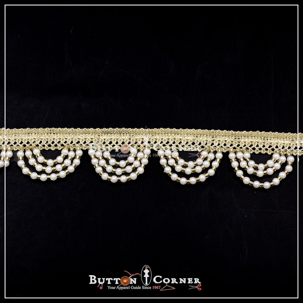 Scallop Cut Dana Hanging Lace – Button Corner