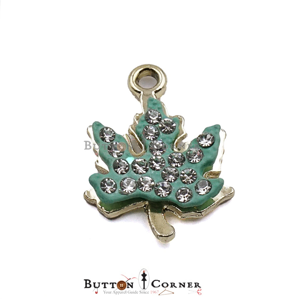 Fancy Mapple Leave Button – Button Corner